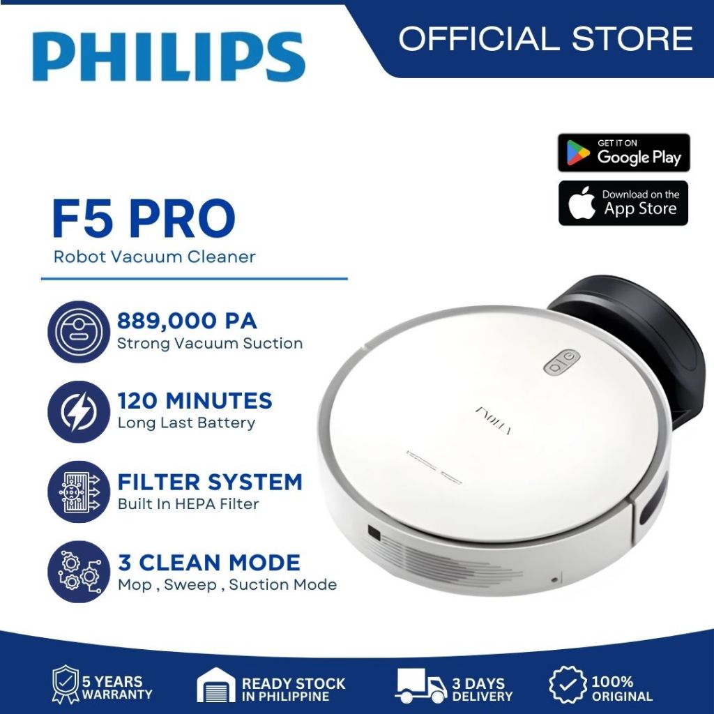 F5 Pro Smart Robot Vacuum Cleaner 3 in 1 Intelligent Home Appliance ...