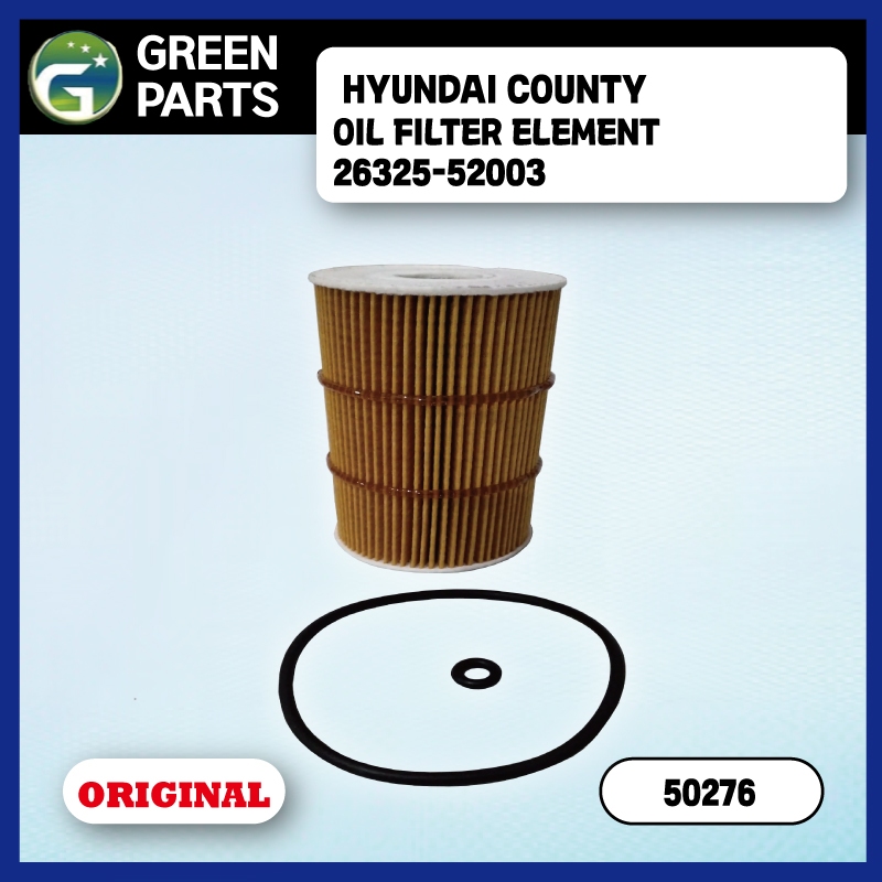 OIL FILTER ELEMENT FOR HYUNDAI COUNTY (FOR CHANGE OIL) (ORIGINAL)/26325 ...
