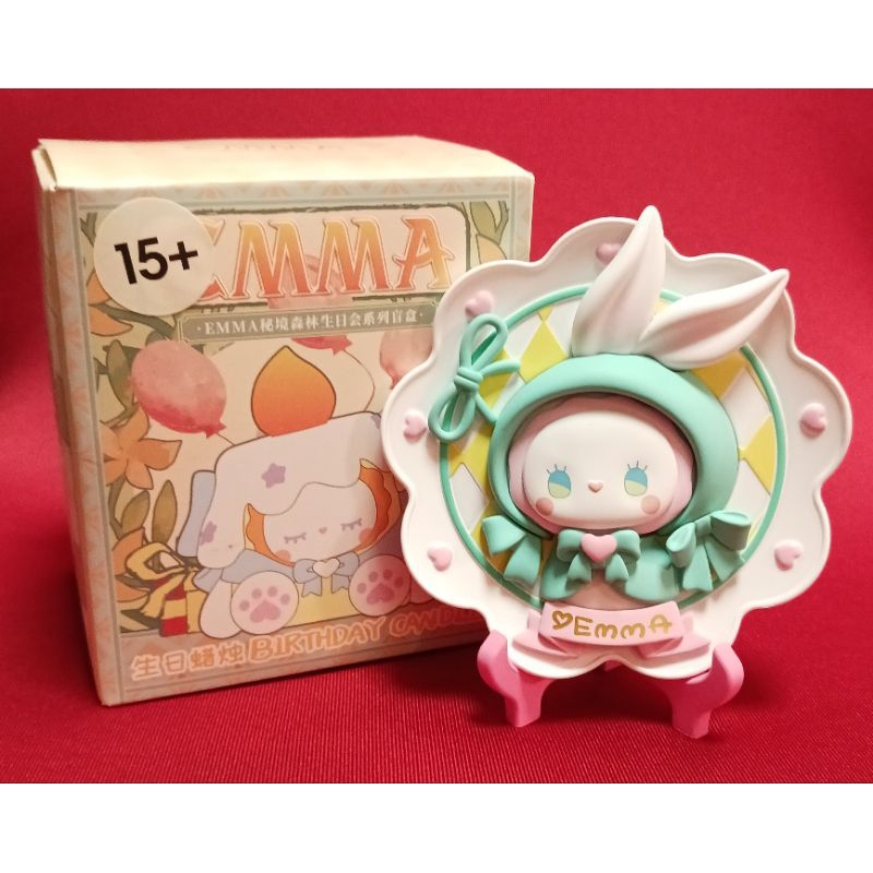 emma emma's plate mini toy blind box miniso emma birthday candle opened ...