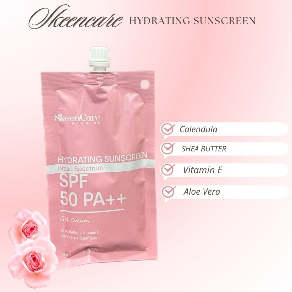 Skeencare Hydrating Sunscreen Broad Spectrum SPF 50 PA++ Gel Cream ...