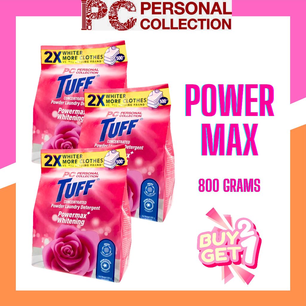 Personal Collection Tuff Powder Laundry Detergent Power Max 800 Grams ...