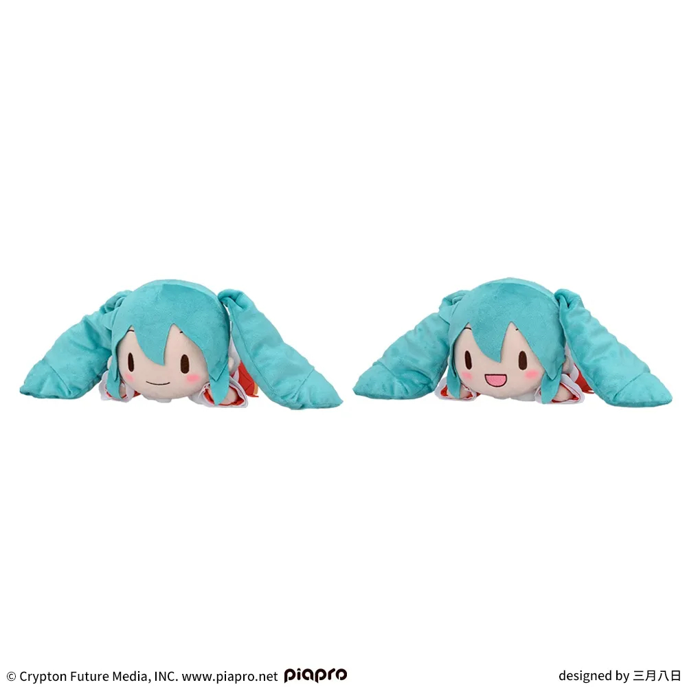 [SET] Hatsune Miku Series Fluffy Petite Lying Down M Plush Toy "Hatsune ...