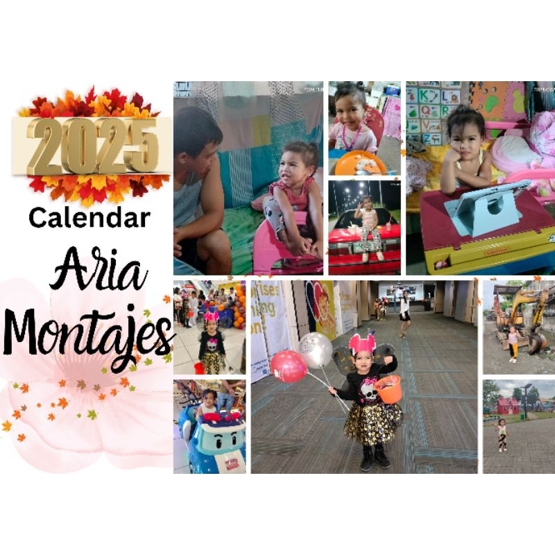 2025 costumized Calendar a3 size(a4 cover+a4 calendar) | Shopee Philippines