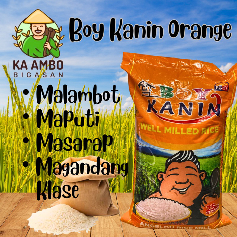 BOY KANIN ORANGE 1KG, 3KG, 5KG RICE (REPACKED) | Shopee Philippines