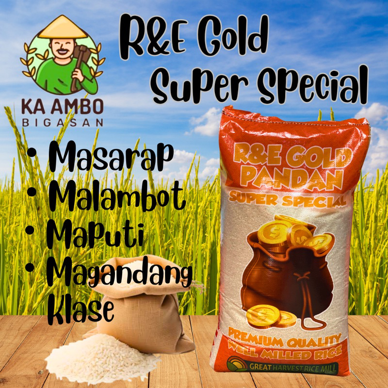 1KG R&E GOLD SUPER SPECIAL RICE (REPACKED) | Shopee Philippines