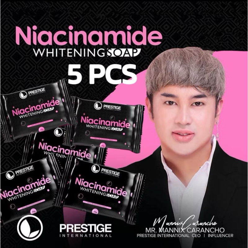 PRESTIGE NIACINAMIDE SOAP 75G (PBB FYANG SOAP) | Shopee Philippines