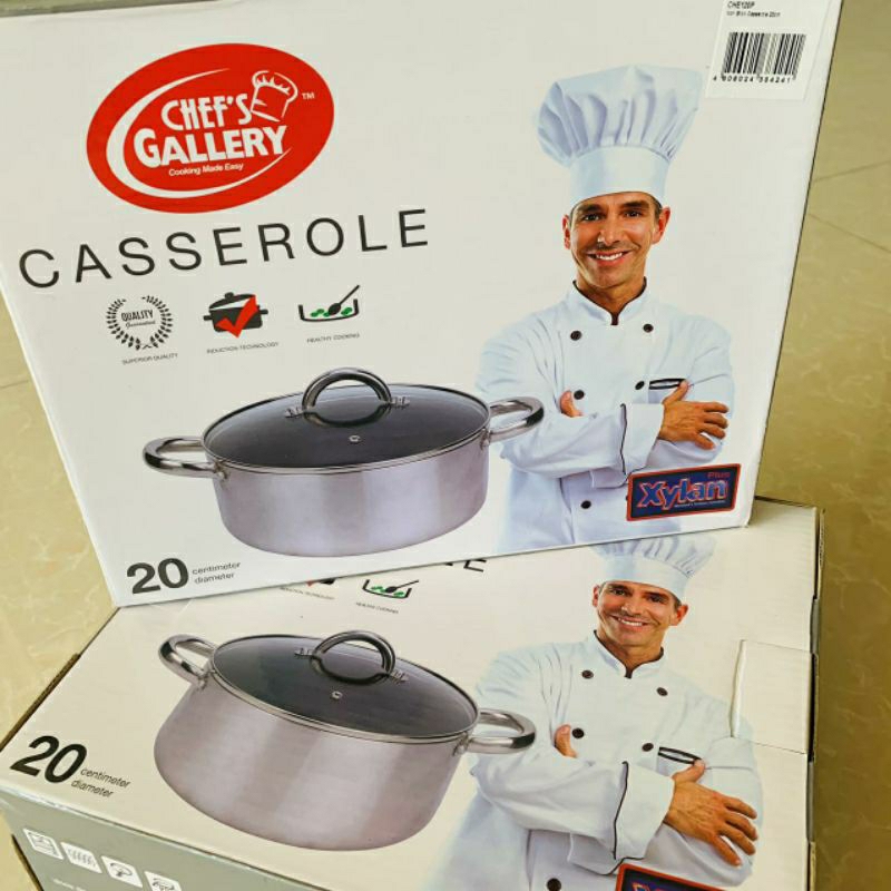 Chef's Gallery Casserole 20cm (Induction Ready) | Shopee Philippines