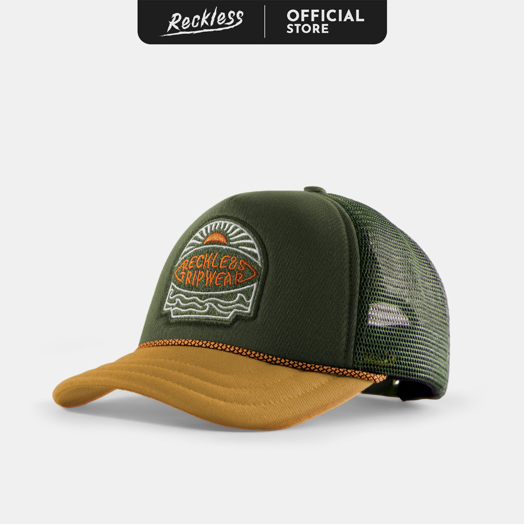 Reckless Tripwear Cap - Strand Cap - Cotton Khaki Fabric, Breathable ...