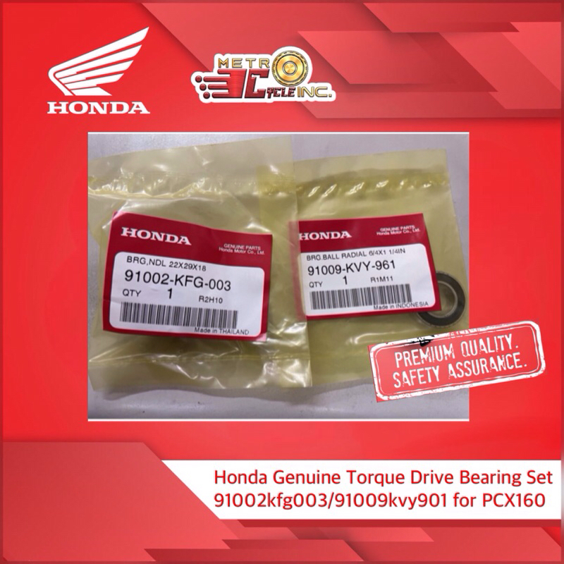 Honda Genuine Torque Drive Bearing Set for '21-'22 PCX160 | Shopee ...