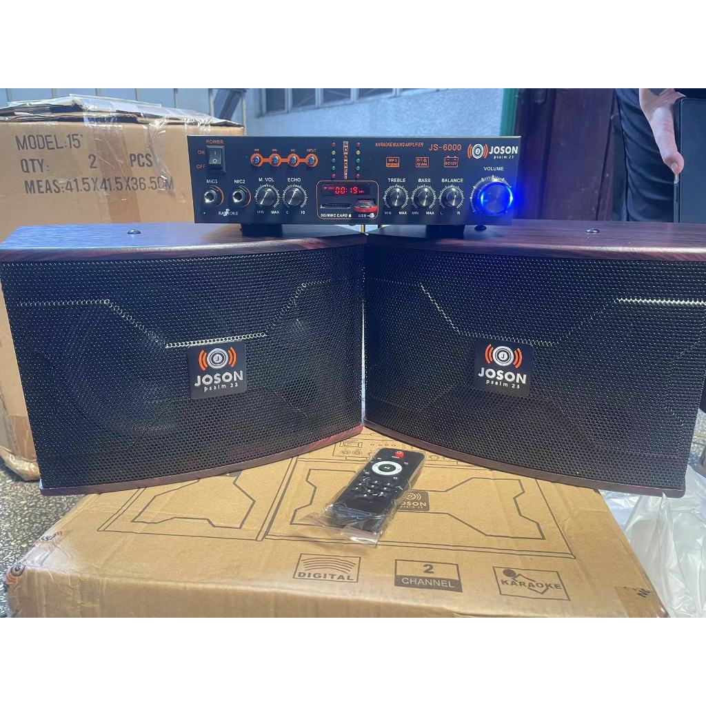 JOSON JS-6000 Micro Component System (Amplifier + Speakers)set For Home ...