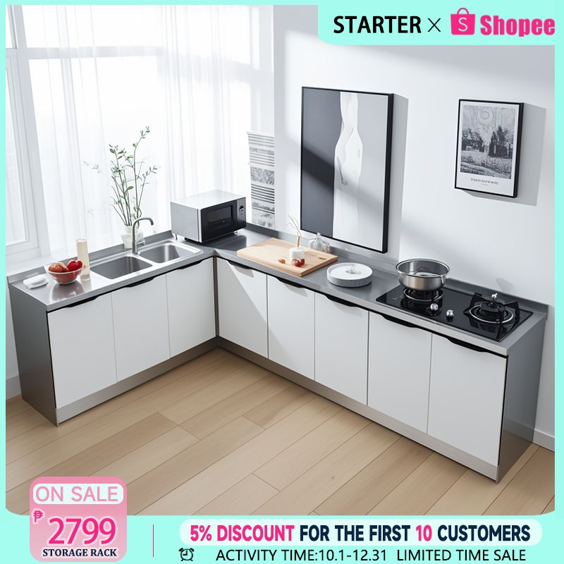 STAR Kitchen Sink Cabinet Kitchen Simple Cabinet Household Stove ...