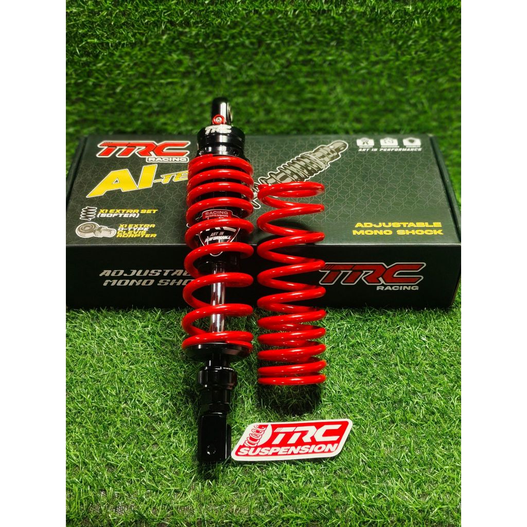 TRC RACING AI-TECH SERIES SUSPENSION 1117-330MM RED for MIO/BEAT/CLICK ...