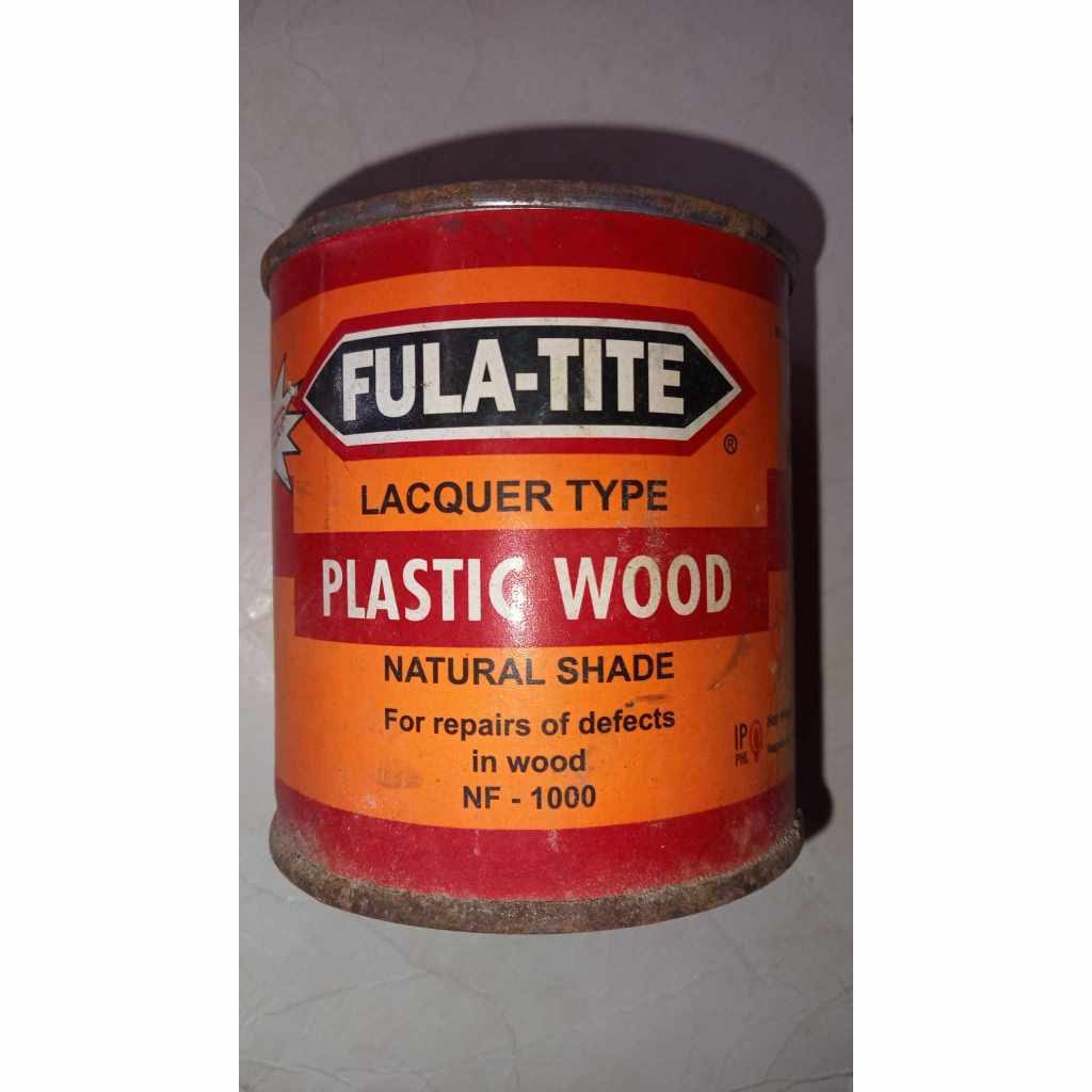 FULA-TITE LACQUER TYPE PLASTIC WOOD NATURAL SHADE (FOR REPAIRS OF ...