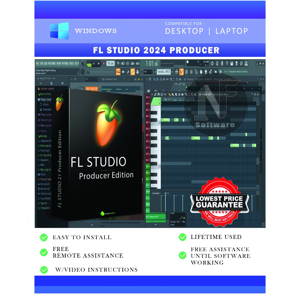 FL Studio 2024 Lifetime used for Windows full features | Shopee Philippines