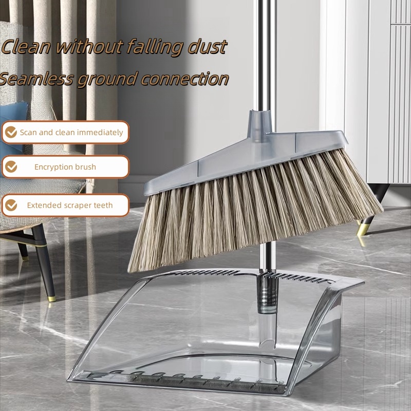 Broom and Dust Pan Set Household Mop Cleaning Outdoor Indoor Walis ...