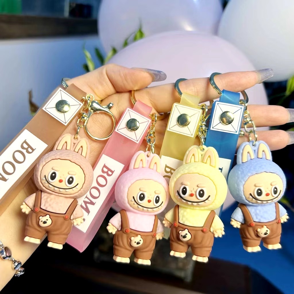 【Local Stock】Labubu Keychain Bag Set Popmart Wholesale Small Toys Gift ...