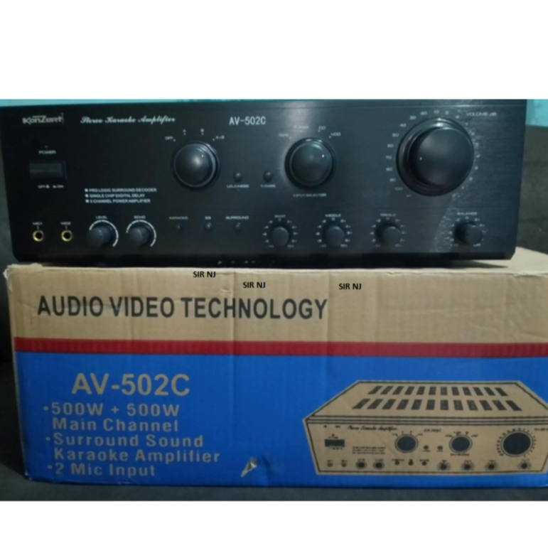AV 502C / Stereo Karaoke Amplifier / Av 502 / Konzert Amplifier / Av 502c | Shopee Philippines