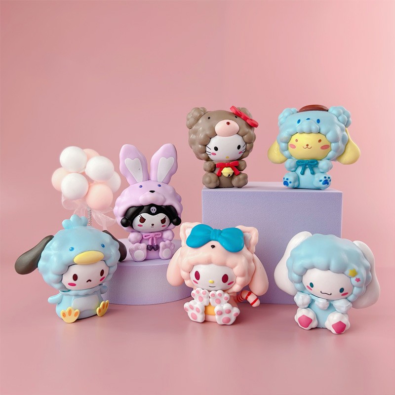 Sanrio Blind Box Desktop Figure doll birthday party blind box desktop ...