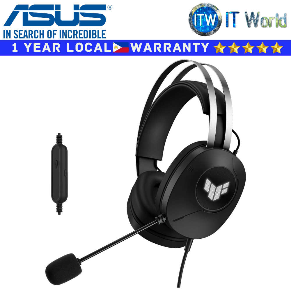 ASUS Wired Gaming Headset TUF Gaming H1 Gen II Black USB Virtual 7.1 ...