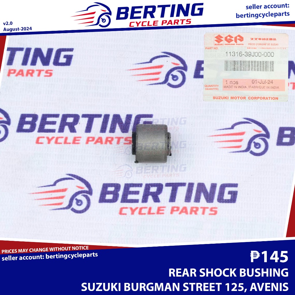 SGP REAR SHOCK BUSHING Suzuki Burgman Street 125 Avenis Genuine 11316 ...