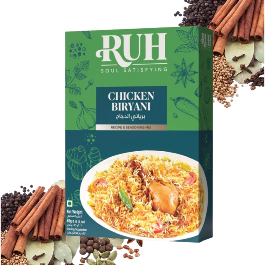 Ruh Chicken Biryani Spice 60 g | Shopee Philippines