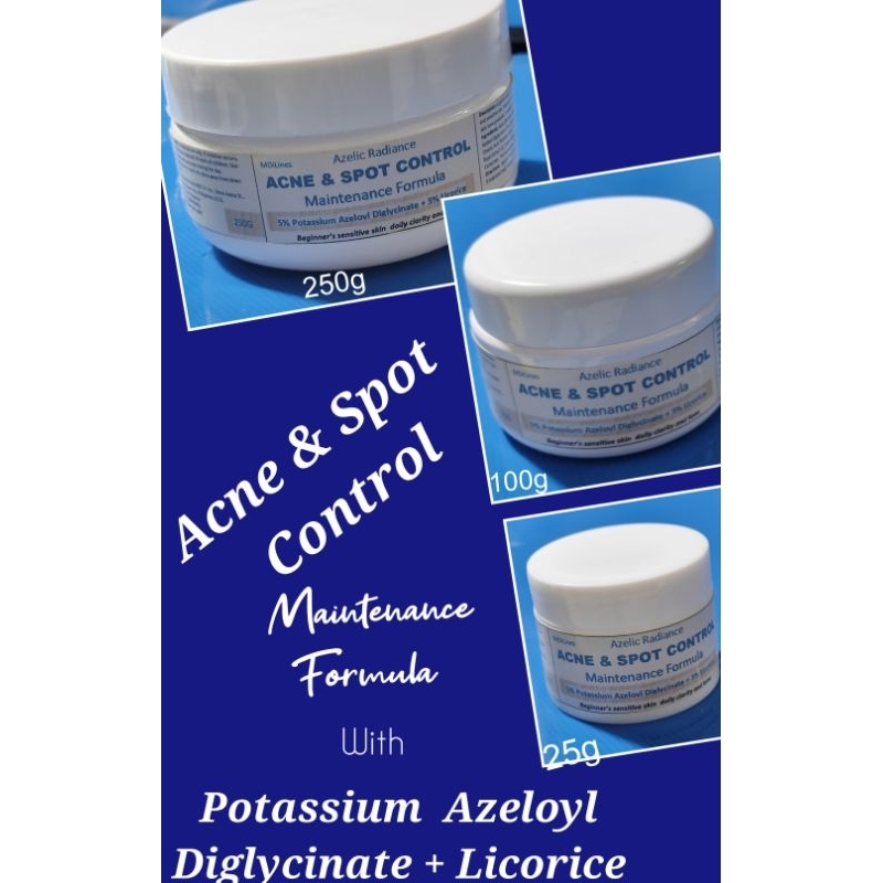 Acne and Spot Control Maintenance Formula with 5% PAD + Licorice/Azelic ...