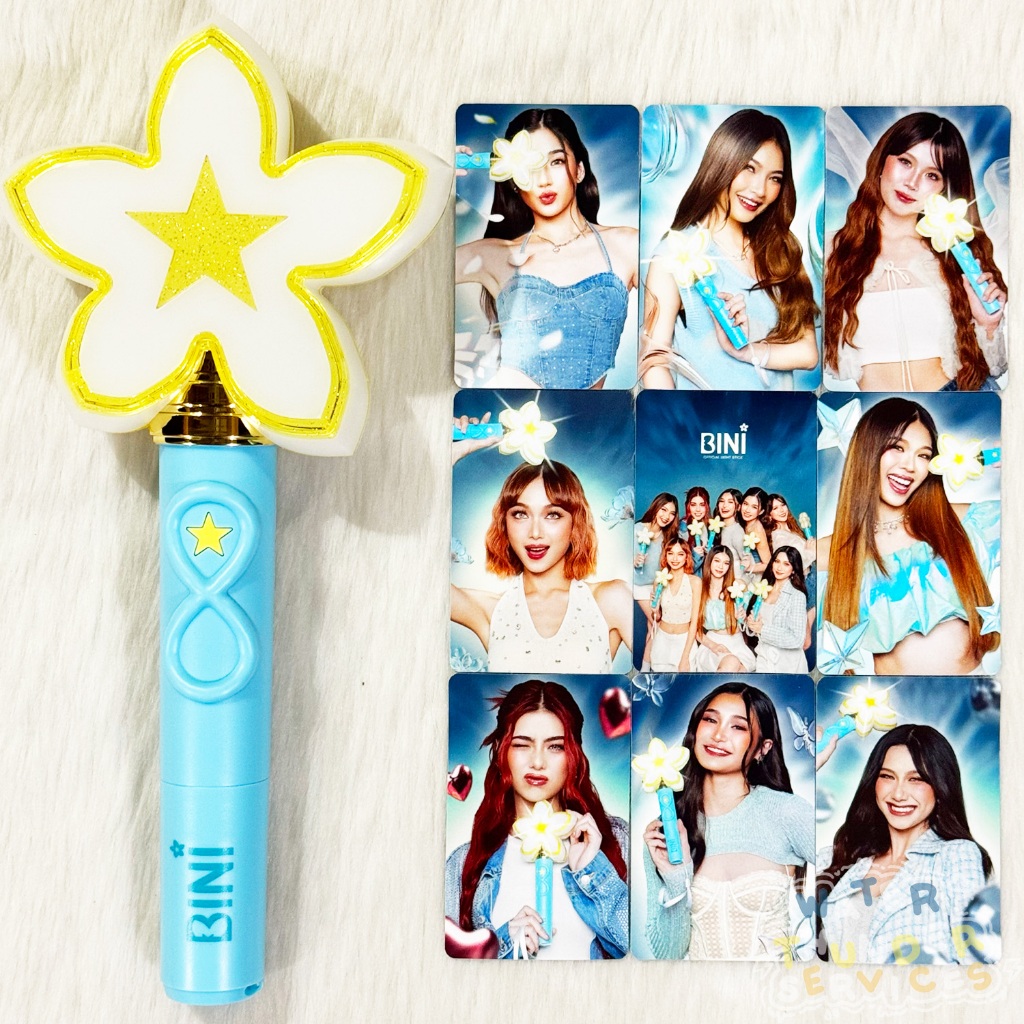BINI Official Lightstick BLOOMBILYA Photocard Limited Edition Tingi with Albums [ONHAND ...