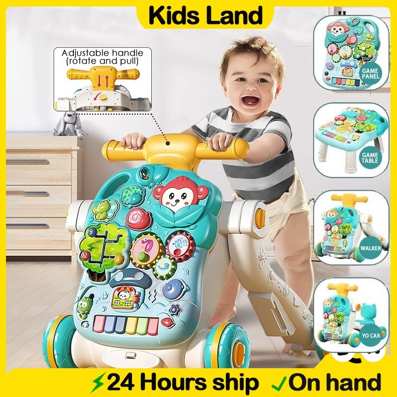5 in 1 Musical Baby Push Walker for Baby Multifunctional Baby Stroller ...