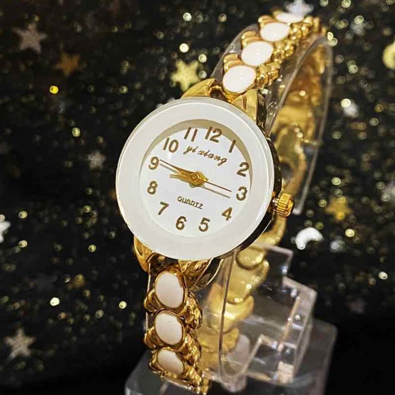 [Maii] NEW Luxury Gold Plated Ladies Wristwatch Jewelry Bracelet Relo ...