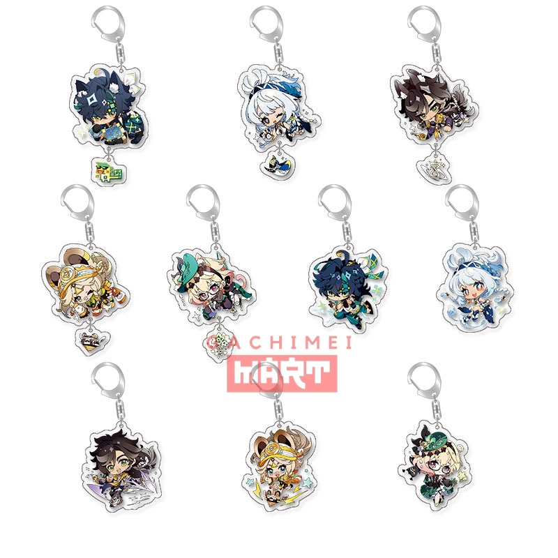 GM Genshin Impact Game Natlan Characters Chibi 5cm Acrylic keychains ...