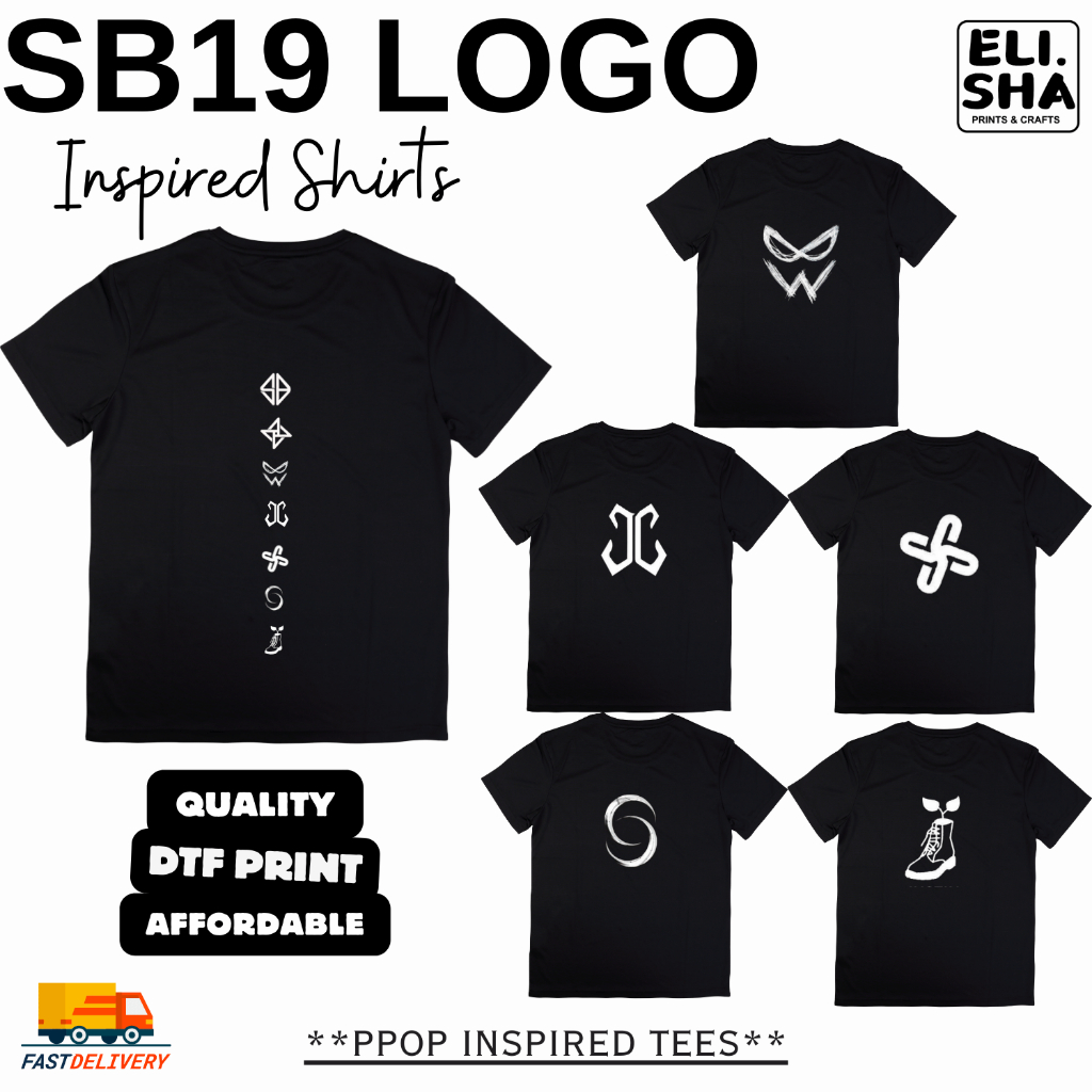 Quality SB19 Logo Inspired Shirts Direct to Film (DTF) Prints * P-POP ...