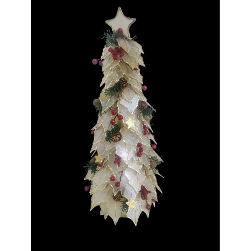 Capiz Christmas Tree 17 inches | Shopee Philippines