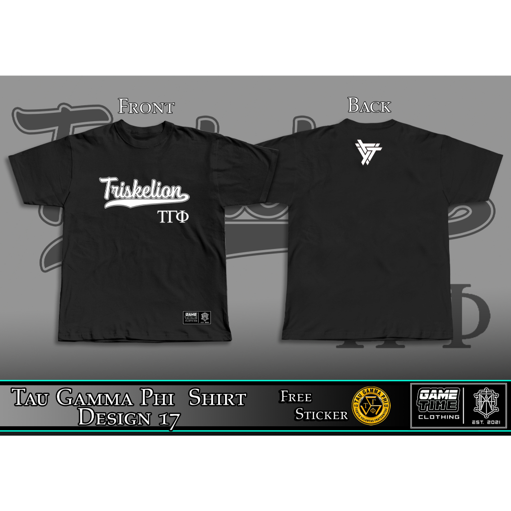 Game Time Clothing Triskelion DESIGN#17 T-shirts DTF PRINT | Shopee ...