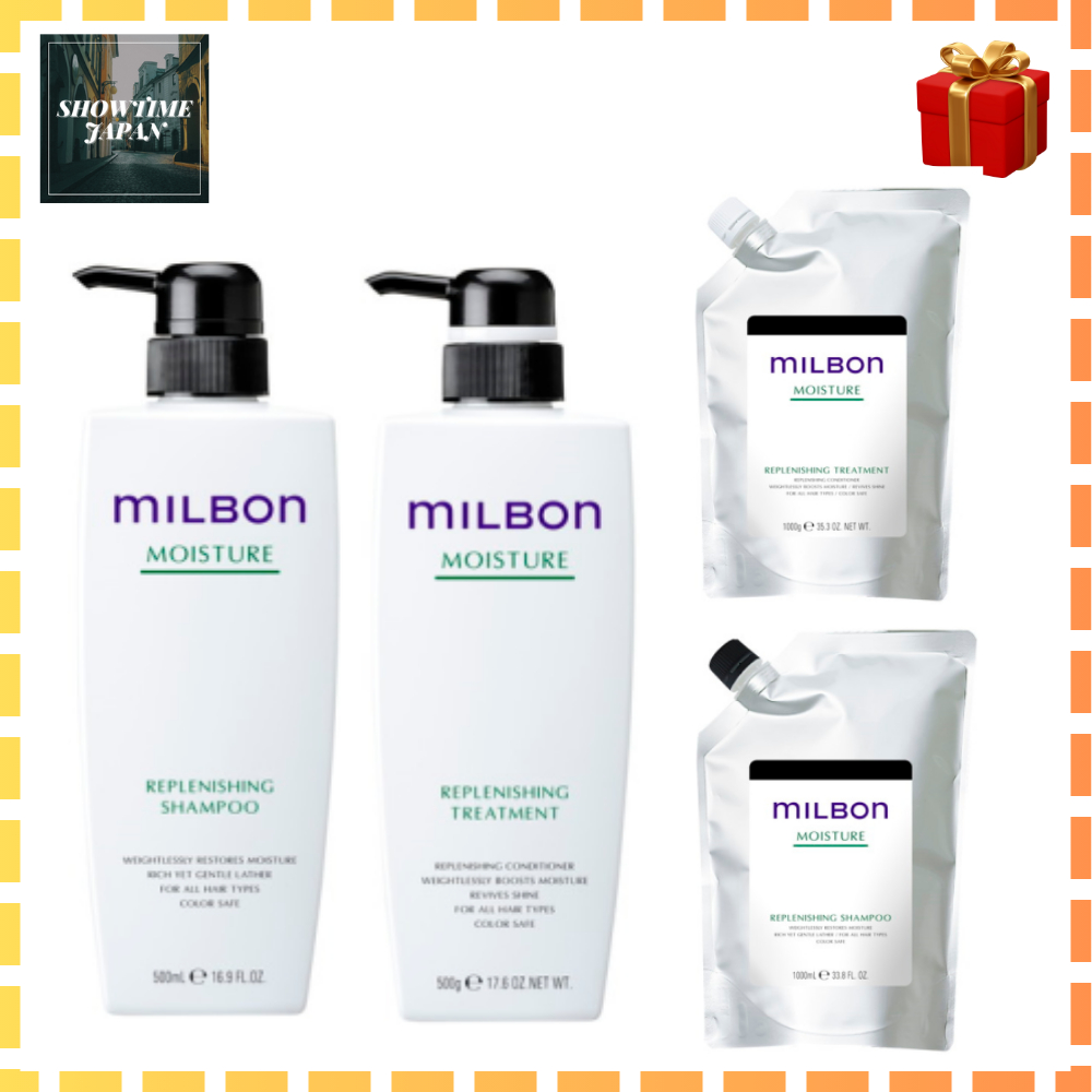 Milbon Replenishing Shampoo/Treatment | Shopee Philippines