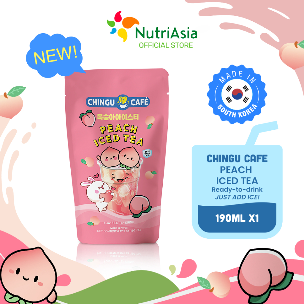 Chingu Café Peach Iced Tea 190ml | Shopee Philippines