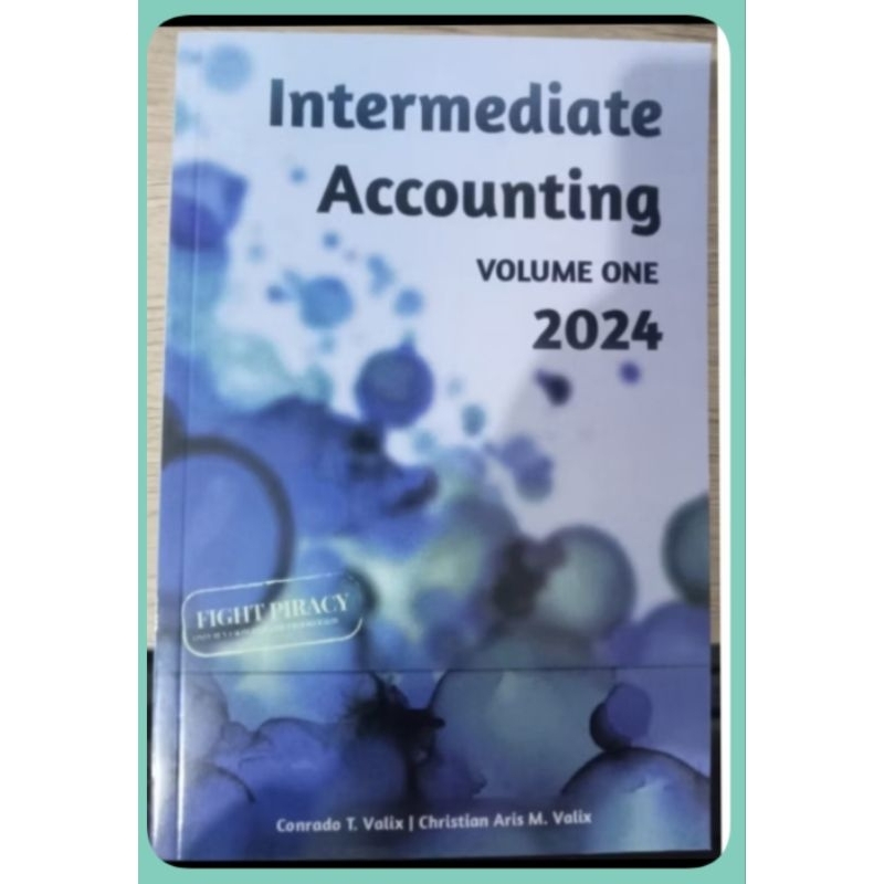 INTERMEDIATE ACCOUNTING 1 2024 Ed. by valix | Shopee Philippines