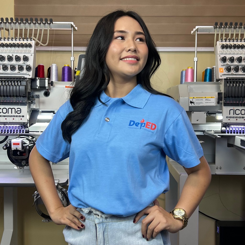 DepEd Polo Shirt Printed Logo Active Life Brand Unisex | Shopee Philippines
