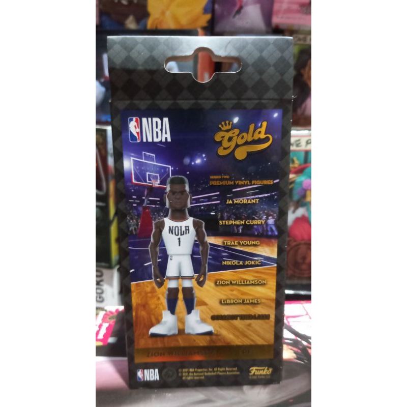 Funko Pop Gold Premium Vinyl Legend Zion Williamson (Authentic ...