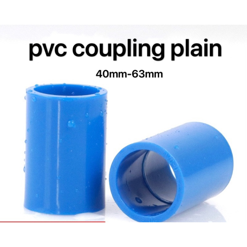 pvc blue coupling plain 1 1/4''(40mm) 1 1/2''(50mm) 2''(63mm) | Shopee ...