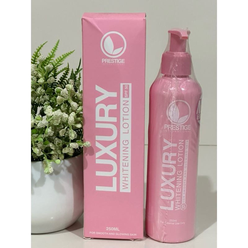 Prestige Luxury Whitening Lotion SPF 50 250 mL | Shopee Philippines
