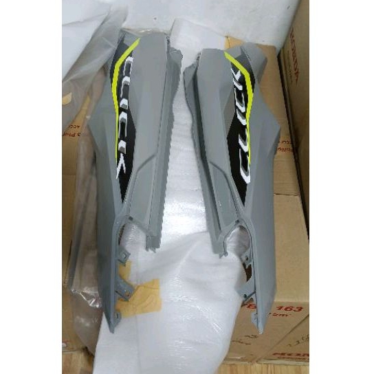 HONDA CLICK V3 ORIGINAL BODY COVER GRAY | Shopee Philippines