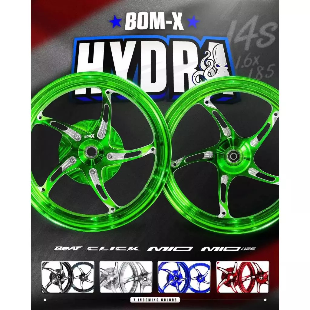 Bom Rangsit Hydra Cnc Mags MIO110/SPORTY/SOULTY/MIO M3/GEAR/FAZZIO/BEAT ...