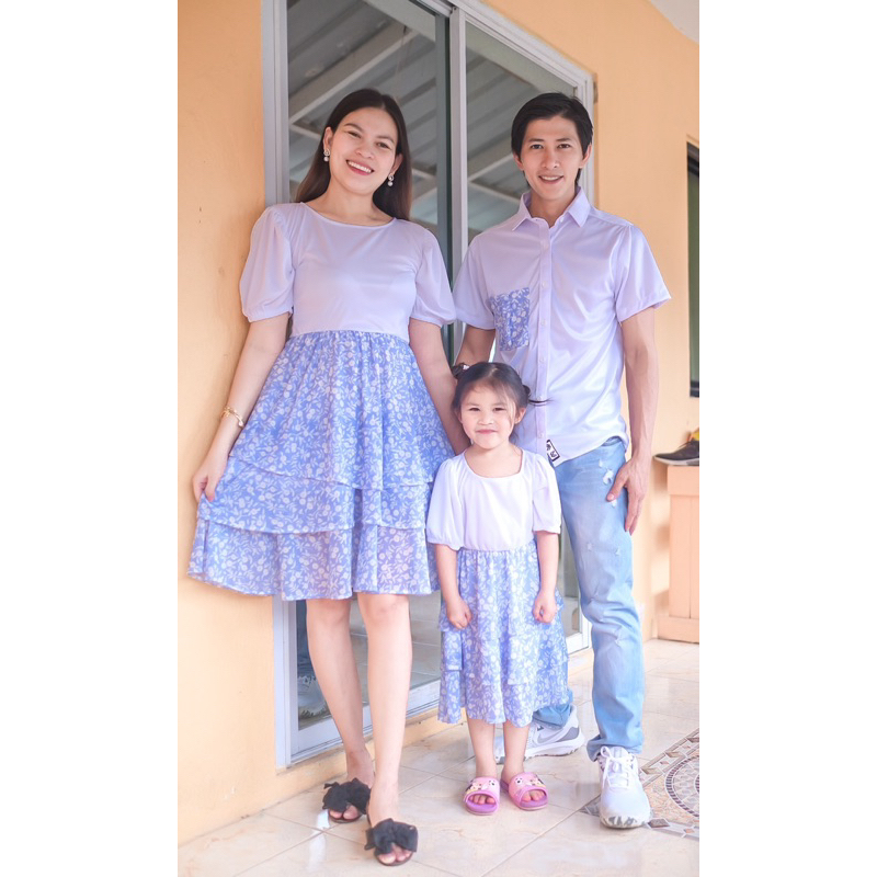 Kayish individual priced DAINTY floral mesh family twinning matchy set ...