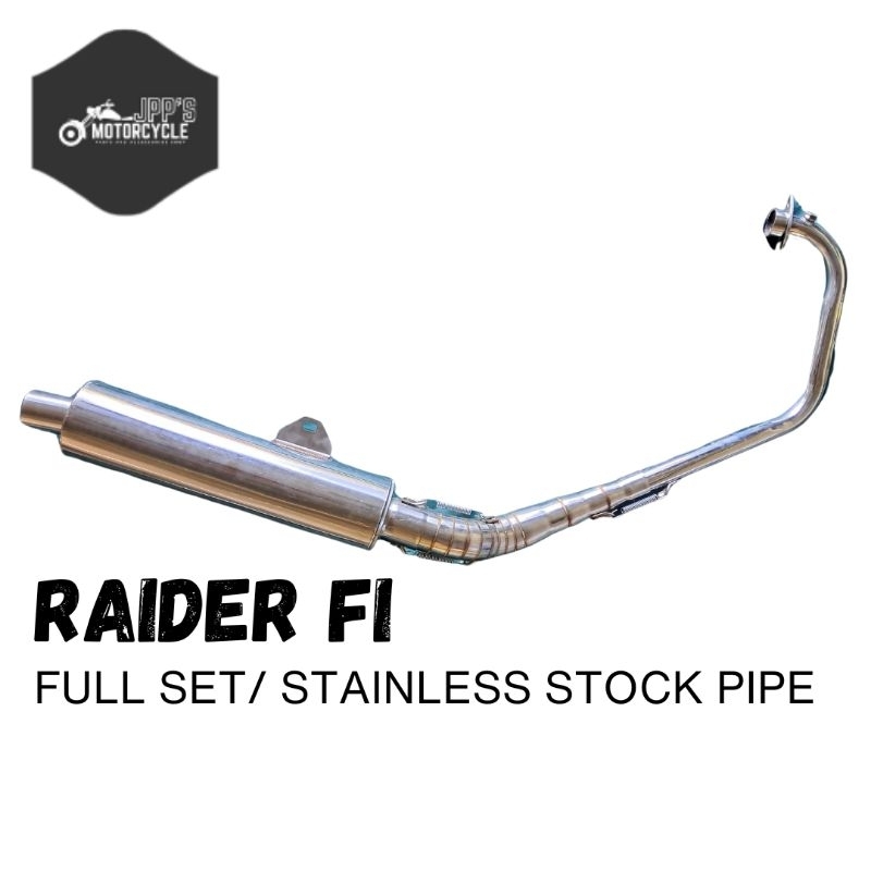 Stainless Stock Pipe for Raider FI (Full Set) | Shopee Philippines