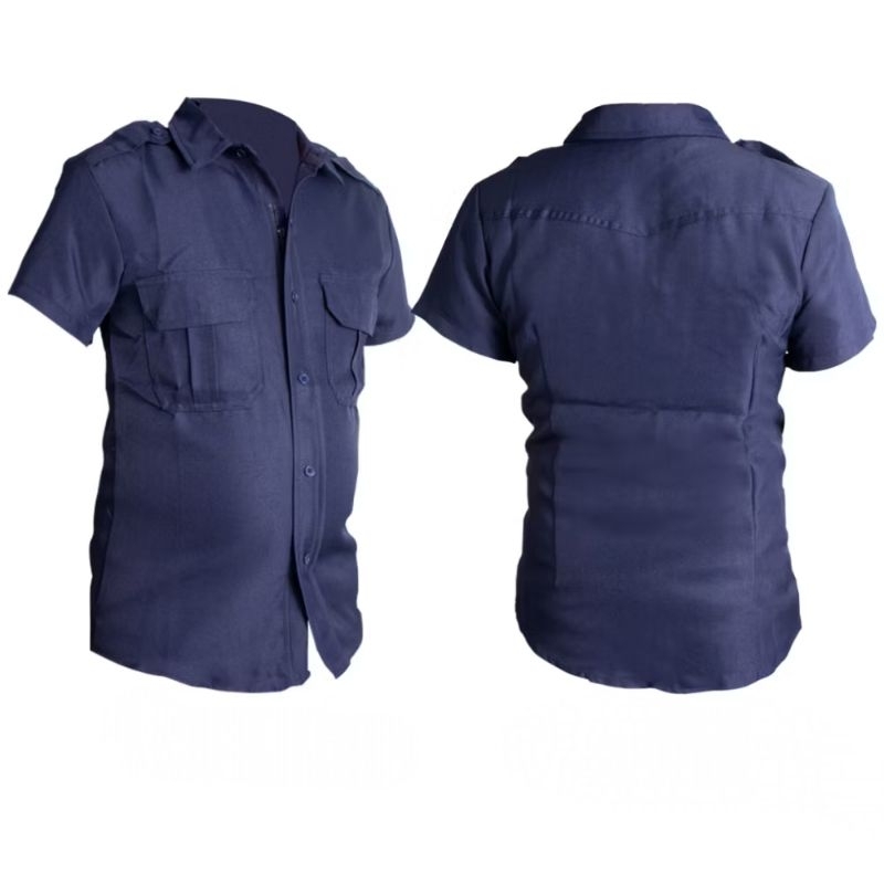 Plain Navy Blue Polo For Security Guard Unifrom | Shopee Philippines