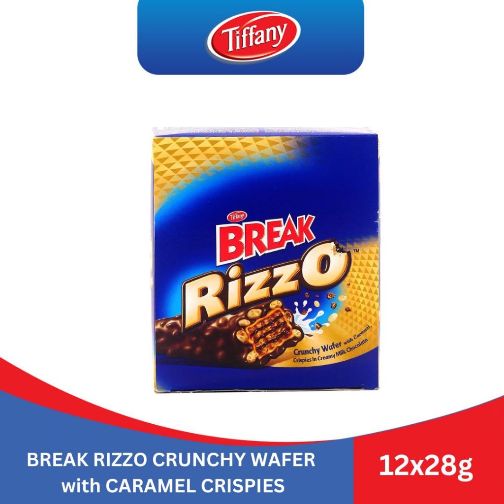 Tiffany Break Rizzo Crunchy Wafer with Caramel Crispies in Creamy Milk ...