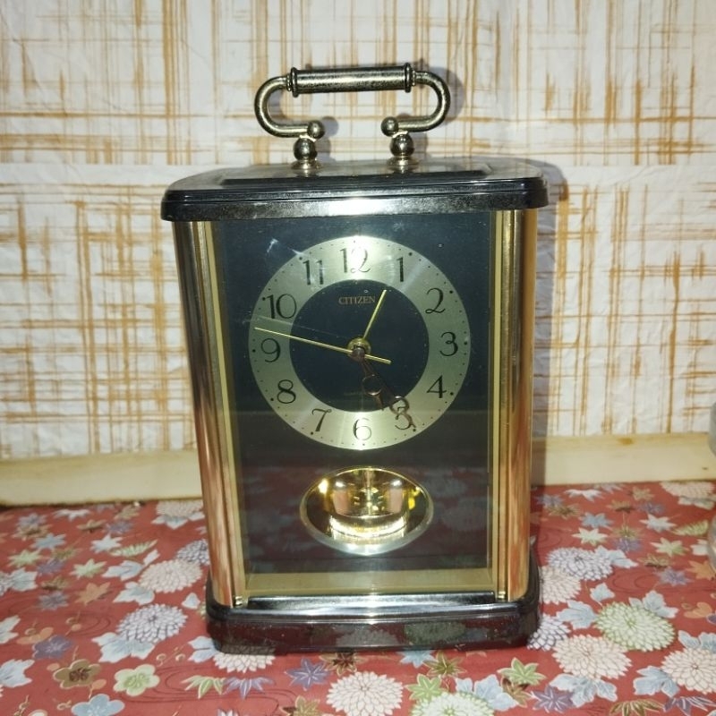 Vintage CITIZEN Alarm Clock Rotating Pendulum Analog | Shopee Philippines