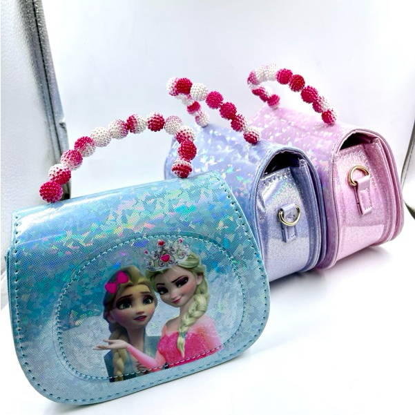 Cute Girls Crossbody Bag Princess Elsa Handbag | Shopee Philippines