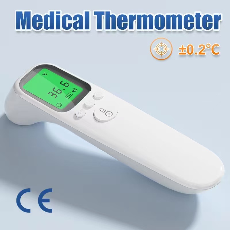 Forehead Temperature Gun Infrared High Precision Thermometer Household ...