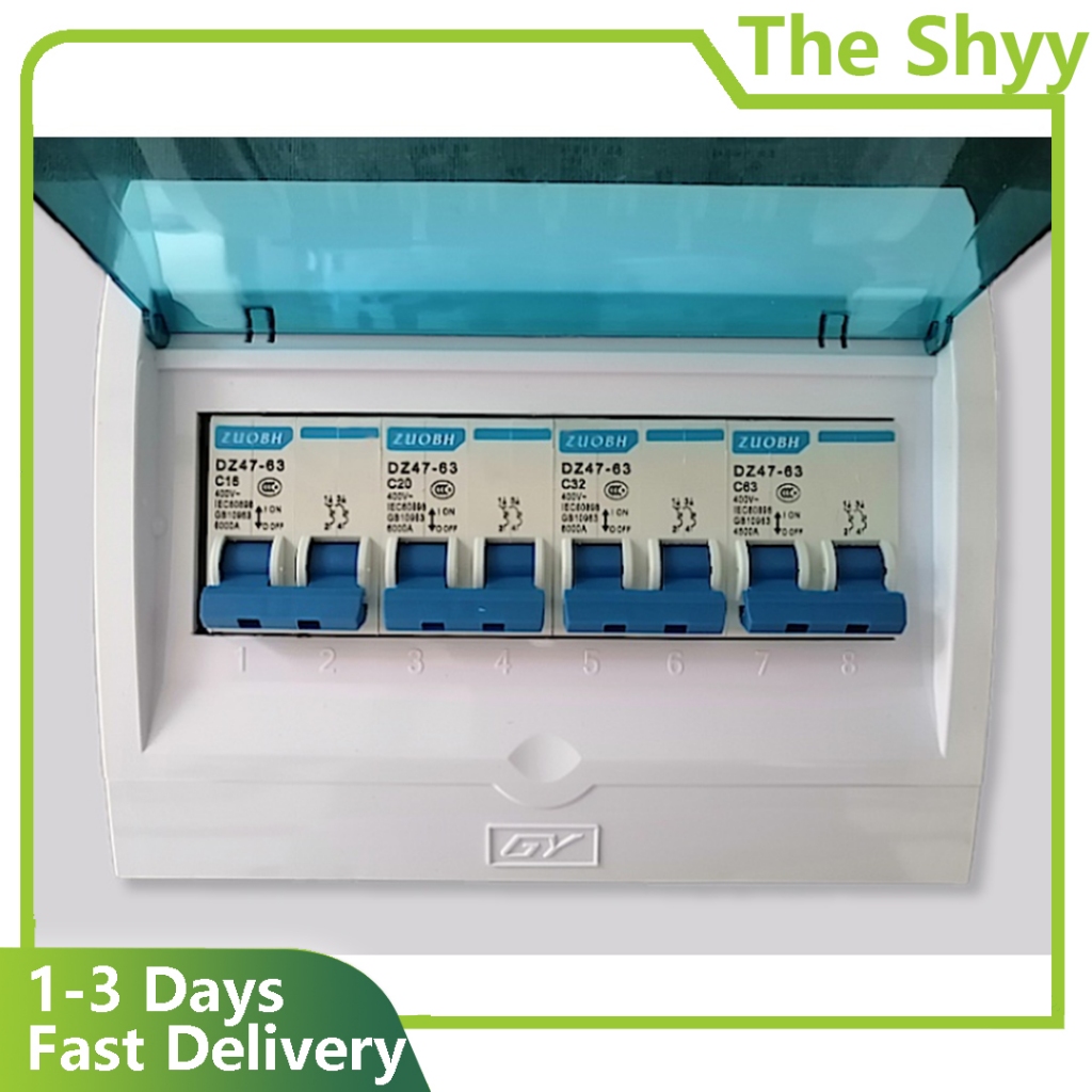 Distribution Panel Box Flush Type 8ways w/ Circuit Breaker (SET ...